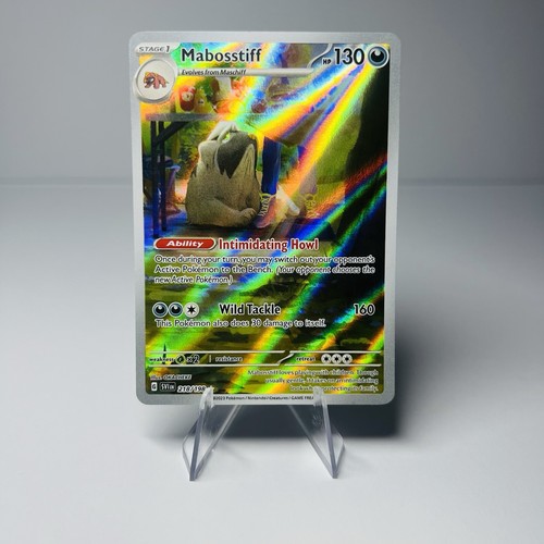Mabosstiff 218/198 Full Art Illustration Rare - Pokemon Scarlet ...