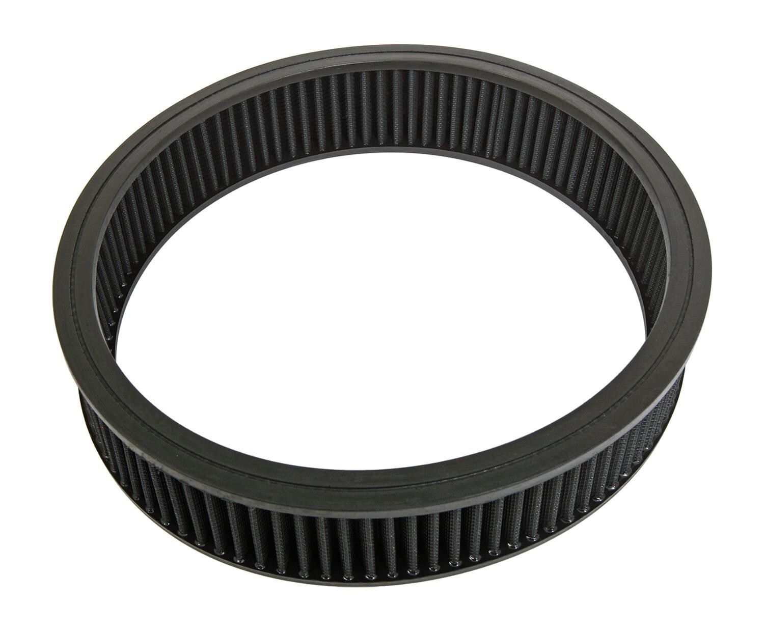 HI FLOW RE-USABLE ROUND AIR FILTER ELEMENT BLACK COTTON GAUZE 14x3" | eBay