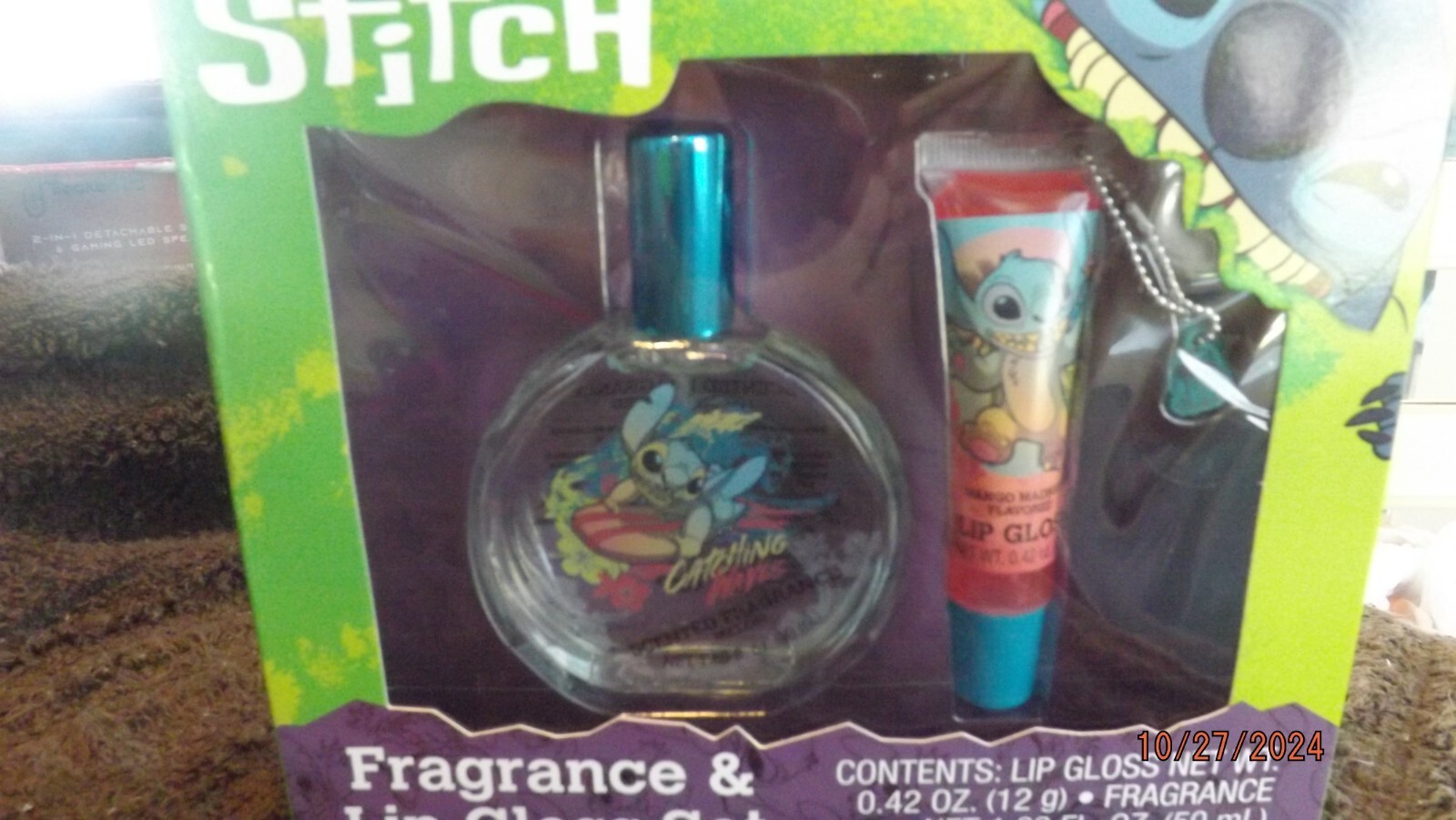 Disney Stitch Fragrance and Lip Gloss Set--Brand New | eBay