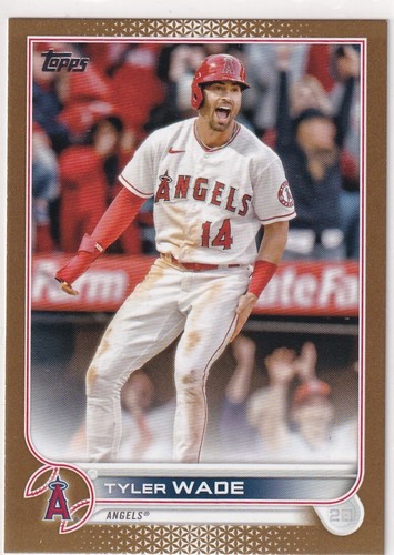 2022 TOPPS GOLD /2022 TYLER WADE LOS ANGELES ANGELS PARALLELS GE-886 | eBay