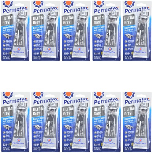 Permatex Ultra Grey 82194 RTV Silicone Gasket Maker Set Rigid (35oz ...