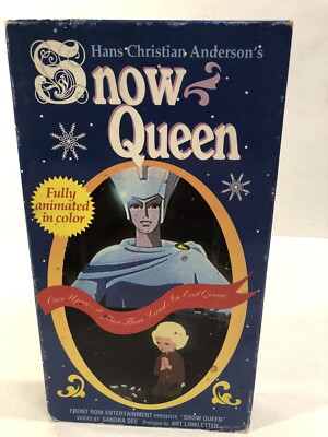 Hans Christian Anderson's Snow Queen RARE Front Row 1993 VHS cartoon ...