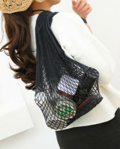 2/4 PCS Mesh Net Turtle Shopping Bags Reusable String Grocery Bag Fruit ...