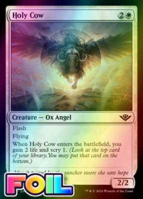 x1 Holy Cow OTJ MTG 16 FOIL COMMON M/NM 1x | eBay