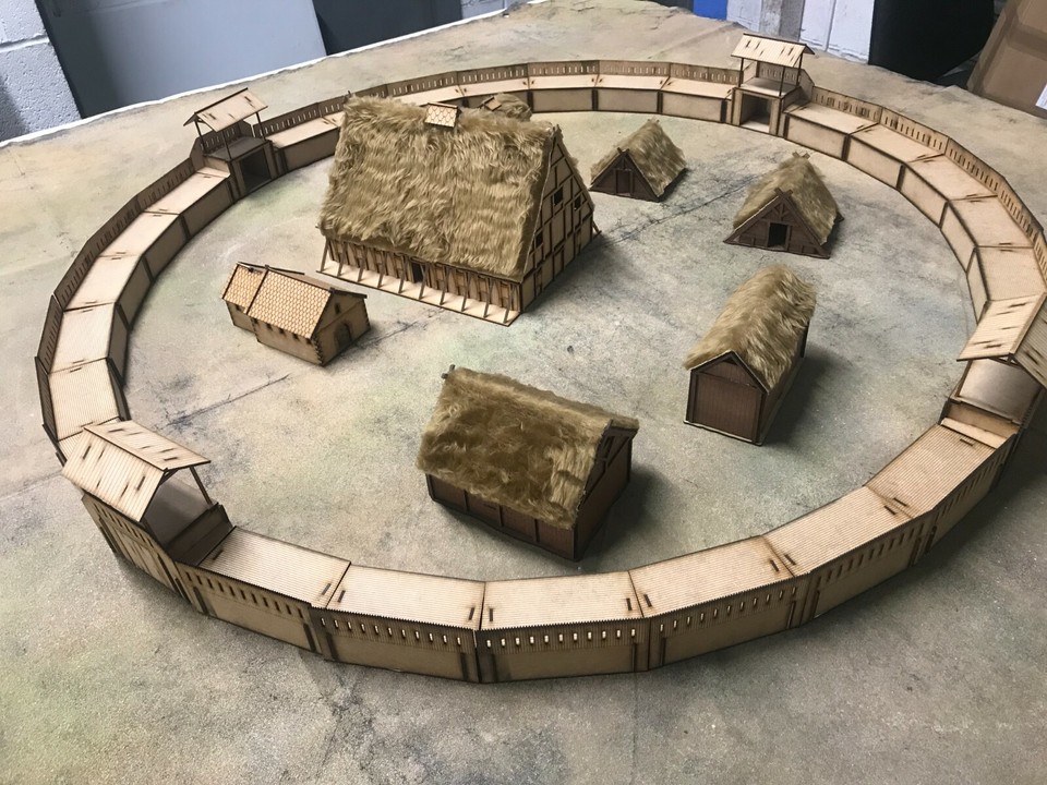 28mm Viking round fort | eBay UK