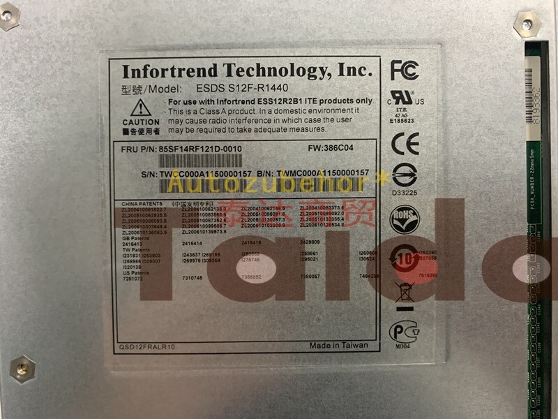 1pc For Infortrend ESDS S12F-R1440 85SF14RF121D-0010 Controller without ...