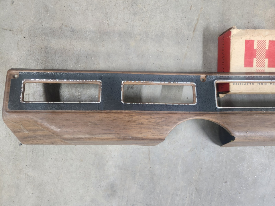 71-80 International Scout II Dash Panel Gauge Cover Terra Traveler Wood ...