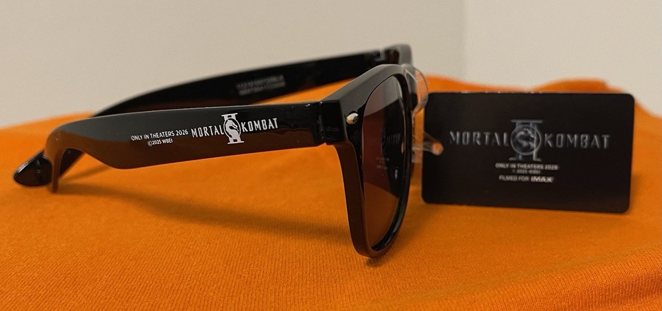 NYCC 2025 EXCLUSIVE PANEL MORTAL KOMBAT 2~JOHNNY CAGE SUNGLASSES ...