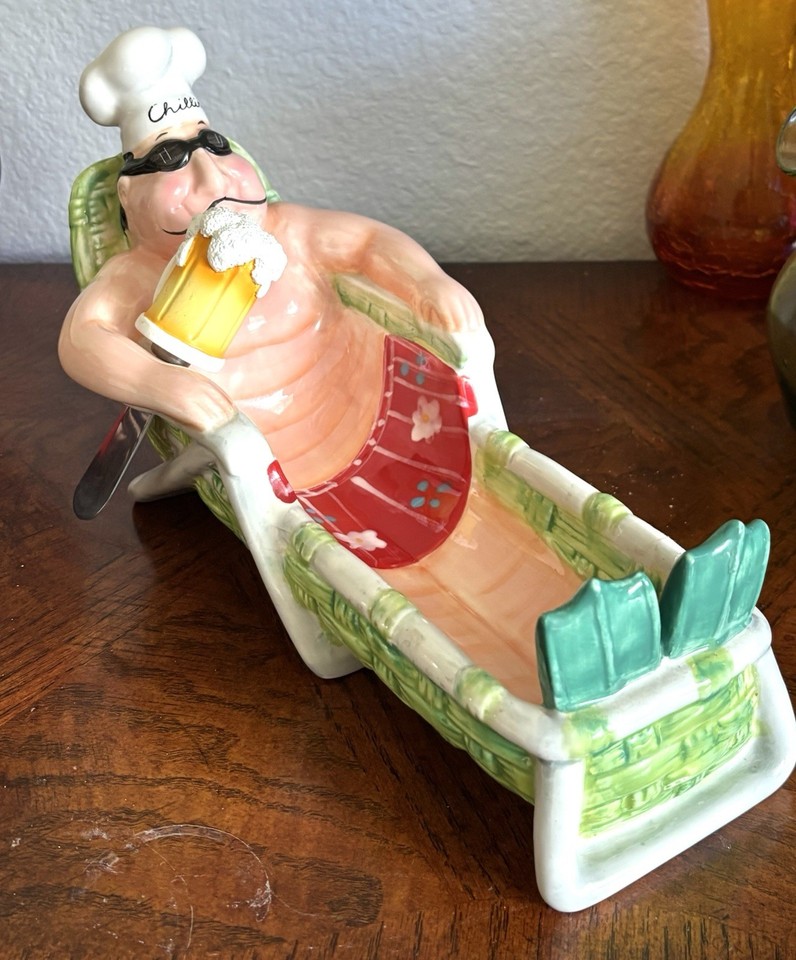 Mud Pie 11" Cracker Cookie Chillen Dish Holder Beer Mug Stainless Steel ...