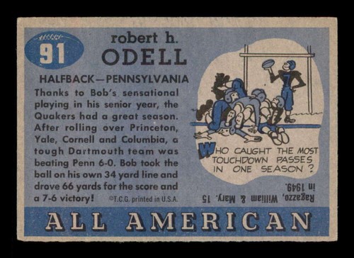 1955 Topps #91 Bob Odell UER RC VG/VGEX X3179839 | eBay
