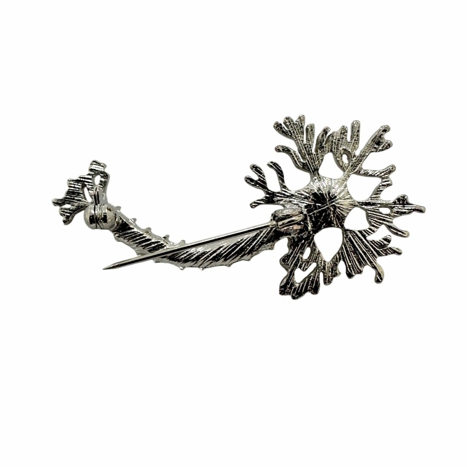 ⭐Hanreshe Neuron Pin Brooch Crystals Medical Jewelry Brain Nerve Cell ...
