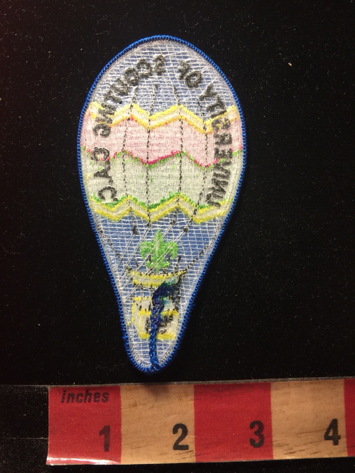 Boy Scout UNIVERSITY OF SCOUTING CAC Patch Hot Air Balloon 1993 C858 | eBay