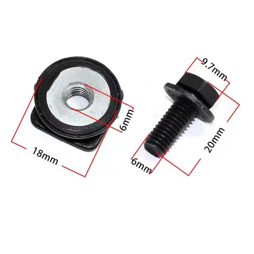 5 Car Rear Tailgate Spoiler Screw Grommet Clips for Honda Hrv | eBay