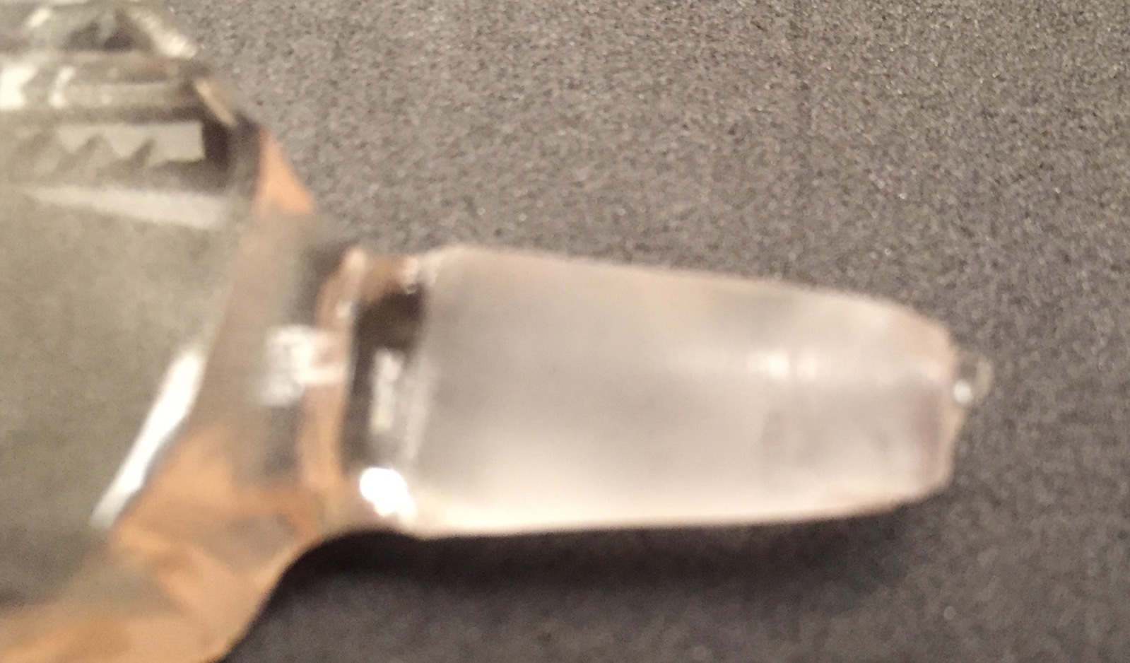 Rare Octagonal Smoke Colored Czechoslovakian Perfume Bottle with Daisy ...