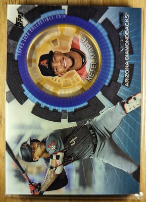 2020 KETEL MARTE Topps Coin Relic Arizona Diamondbacks MLB Baseball ...