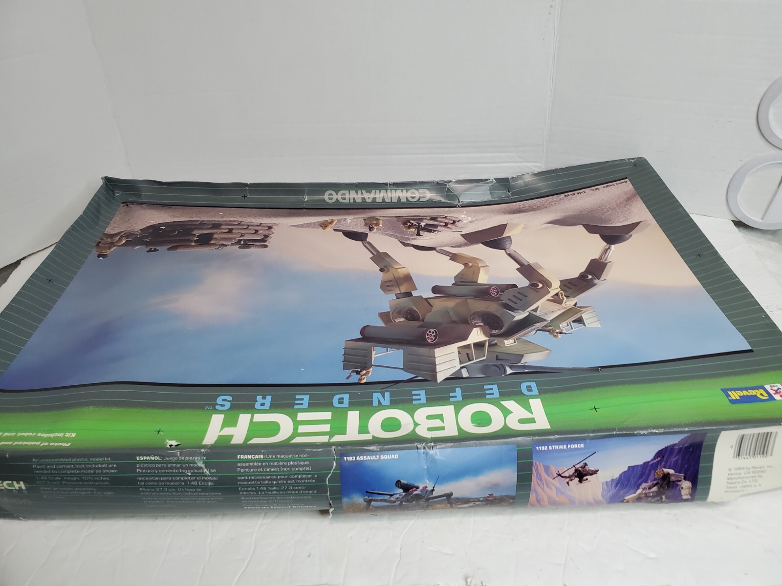 Robotech Defenders Vintage Revell Model Kits Commando Scale 1/48 1984 ...