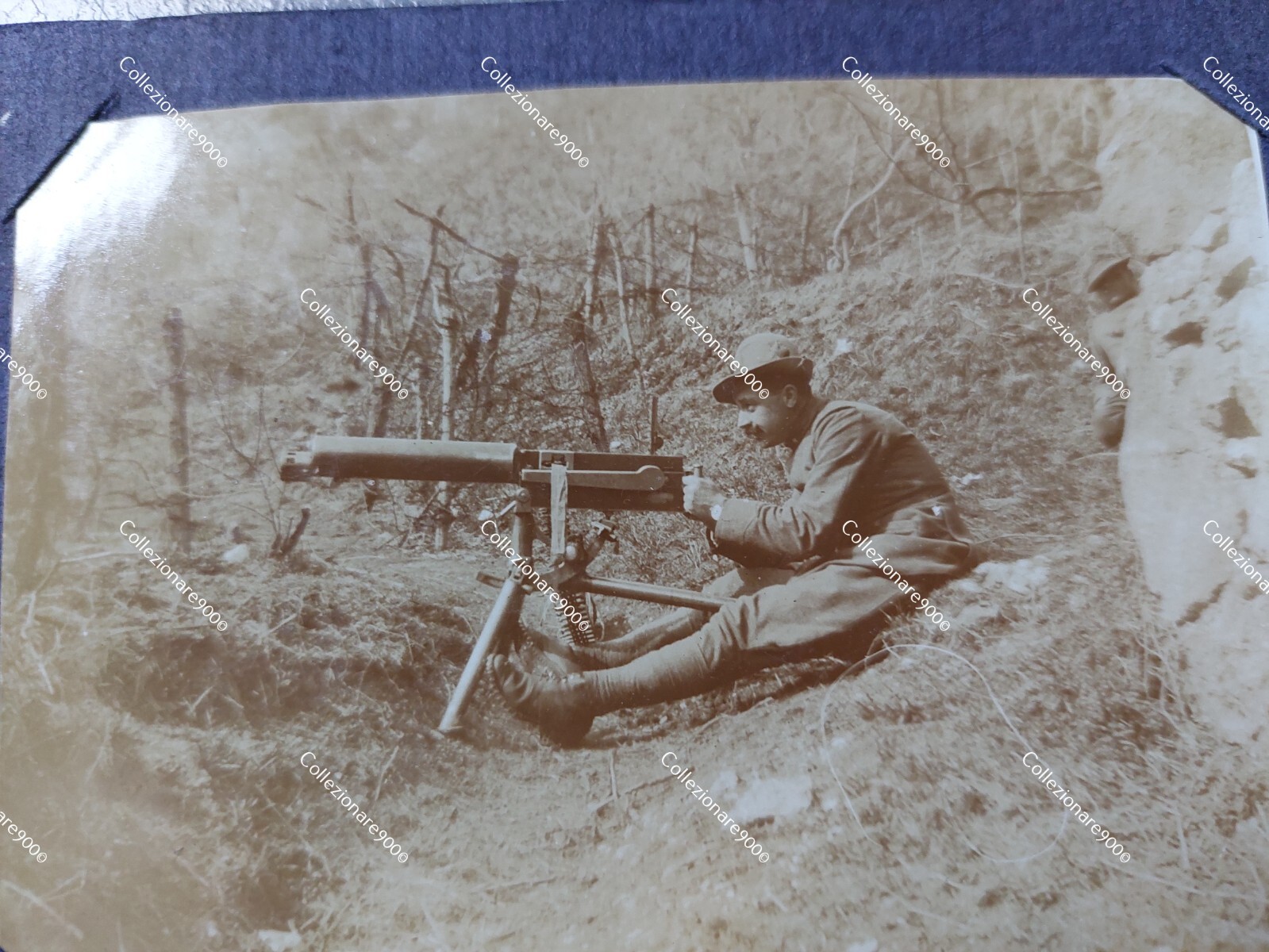 CS562) MITRAGLIATRICE MAXIM VIKERS ALPINI WW1 N 2 FOTO ORIGINALI | eBay