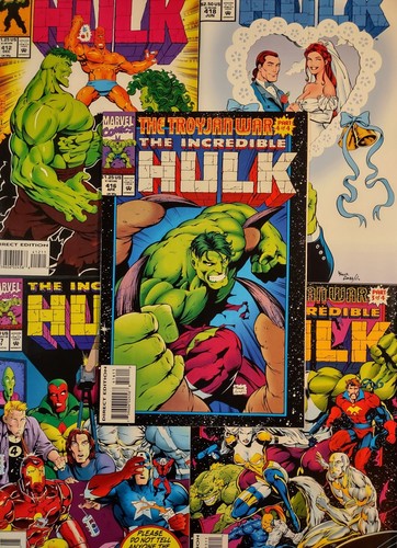 INCREDIBLE HULK (lot of 10) #410 411 412 413 414 415 416 417 418 419 ...