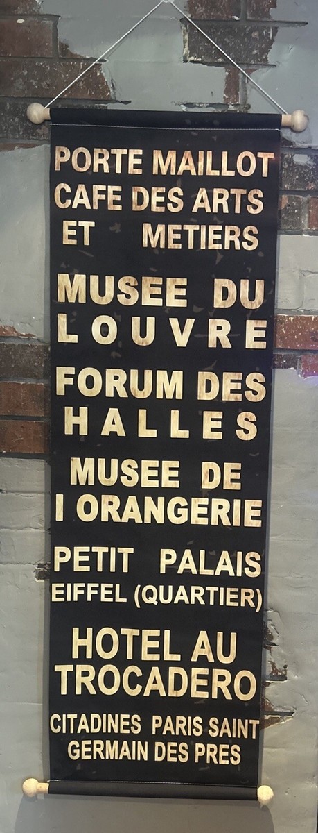 Vintage Paris Signs