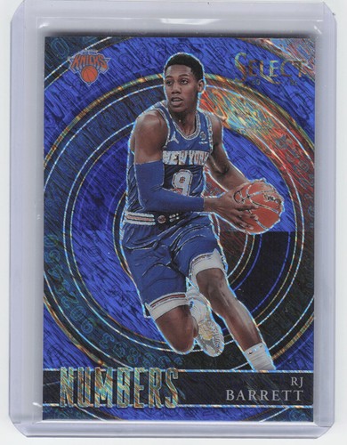 2020-21 Panini Select #40 RJ Barrett Select Numbers Blue | eBay