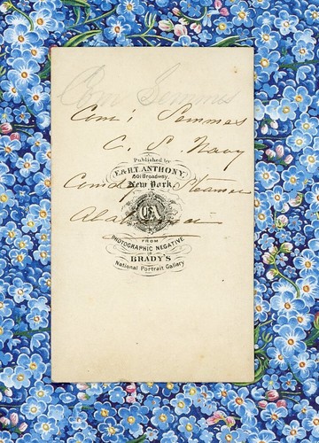 1860s CONFEDERATE CAPTAIN RAPHAEL SEMMES OF CSS ALABAMA CIVIL WAR CDV ...