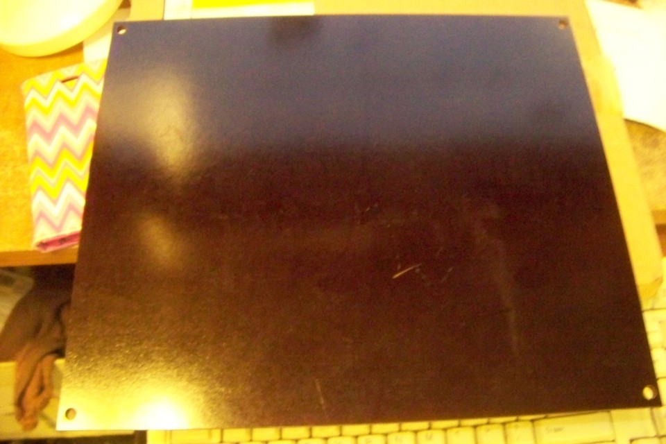 hoffman A14P12 black composite junction box backplane | eBay