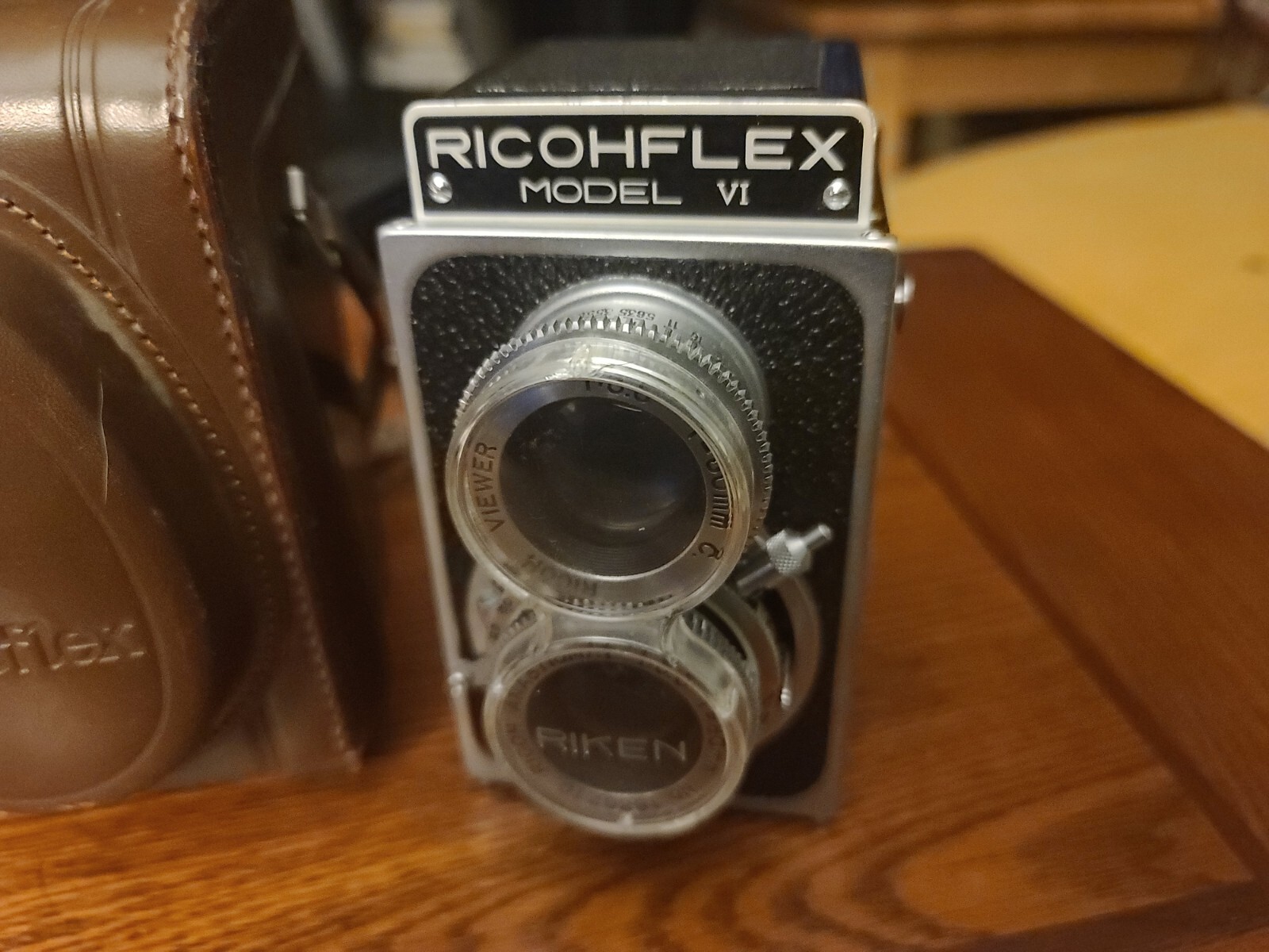 [Exc++++ w/ Hood] Ricohflex Model VI TLR Film Camera w/80m F3.5 Lens ...