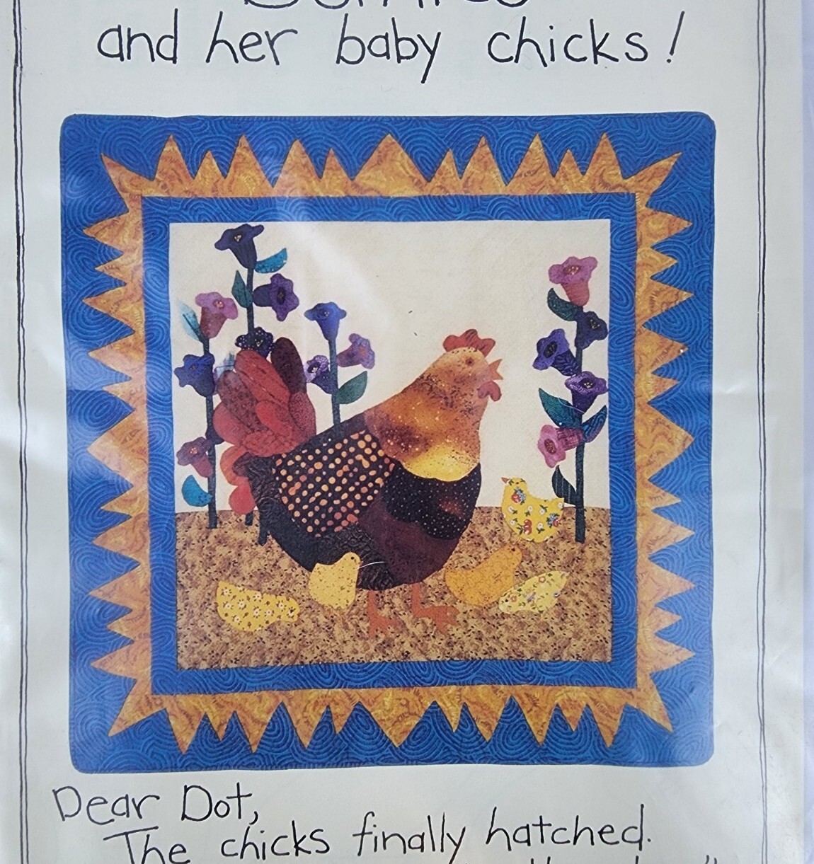 Piece O Cake Design Hen And Chicks Quilt Pattern, Bernice And Her Baby ...