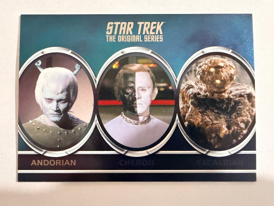 Star Trek Connections Aliens Gorn Horta Klingon A1 Card | eBay
