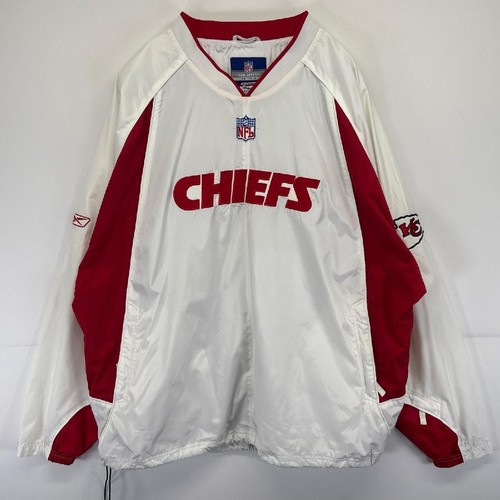 Reebok NFL Team Logo Nylon Pullover Jacket Men’s V-neck Big Size Used ...