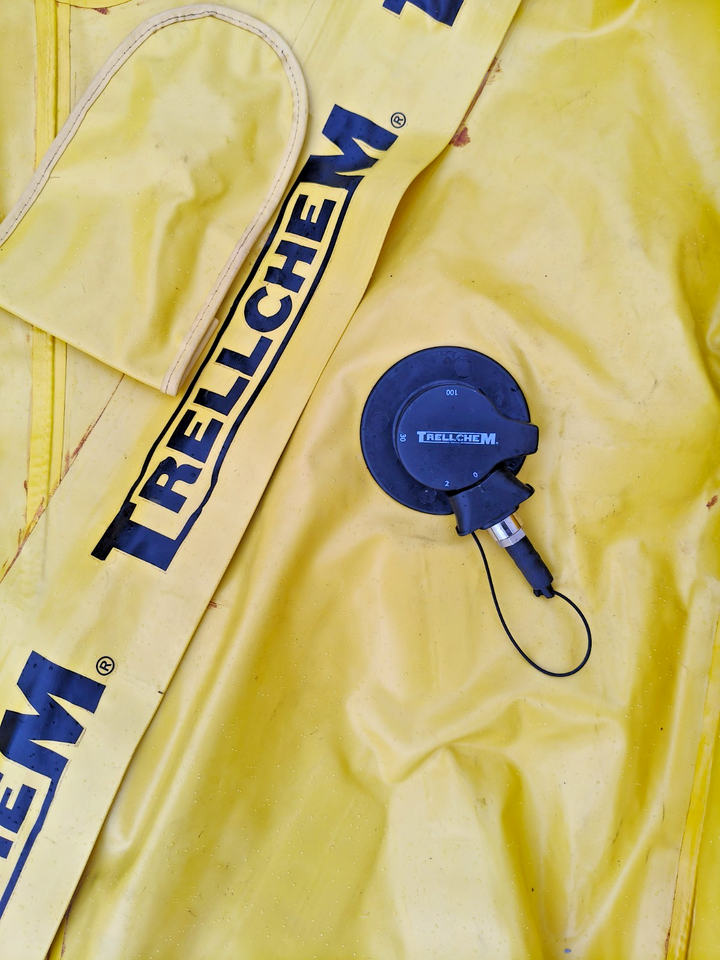 Trellchem Ansell Super Type :T Hazmat Gastight Chemical Protective Suit ...