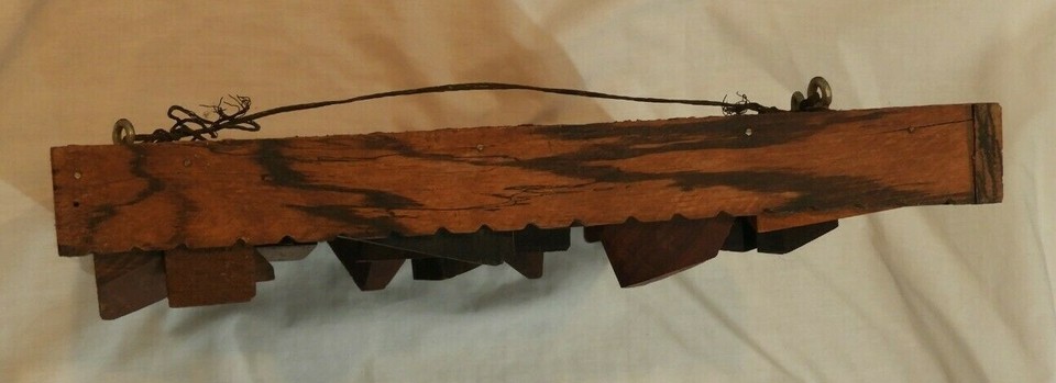 Cecil Carstenson Mid-Century Modern Wood Wall Sculpture Collage | eBay