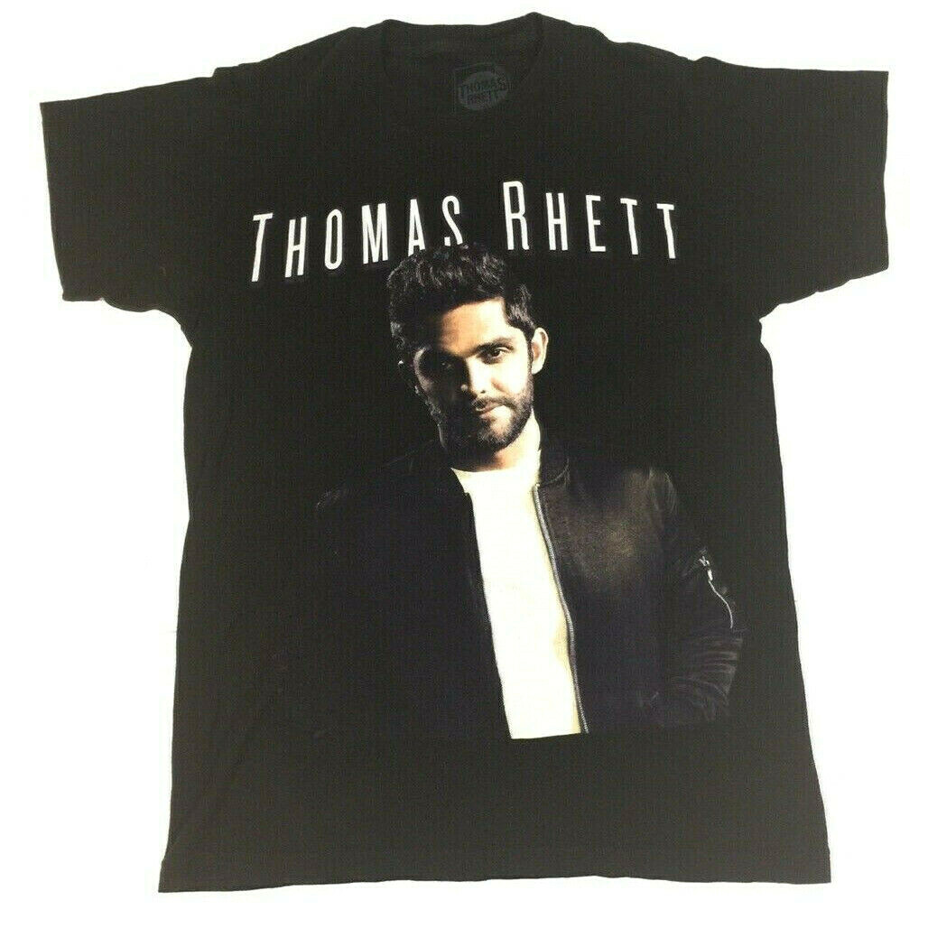 Thomas Rhett T-Shirt Home Team Tour 2017 2 Sided Cities Concert Photo ...