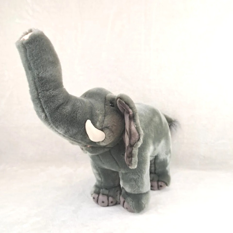 Vintage Large Peeper Pals Elephant Plush Safari Zoo African Elephant | eBay