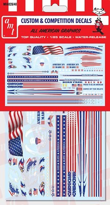 AMT 1/25 All American Custom Decals MKA026-NEW | eBay