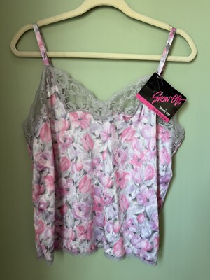 Vintage NOS Show Off By Bestform French Dressing Tank Top Floral 1393 ...