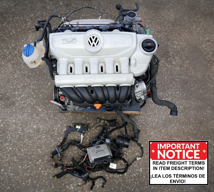 2.5L 07K Engine Motor Swap VW Jetta Golf GTI Cabrio MK1 MK2 MK4 MK5 BPR ...