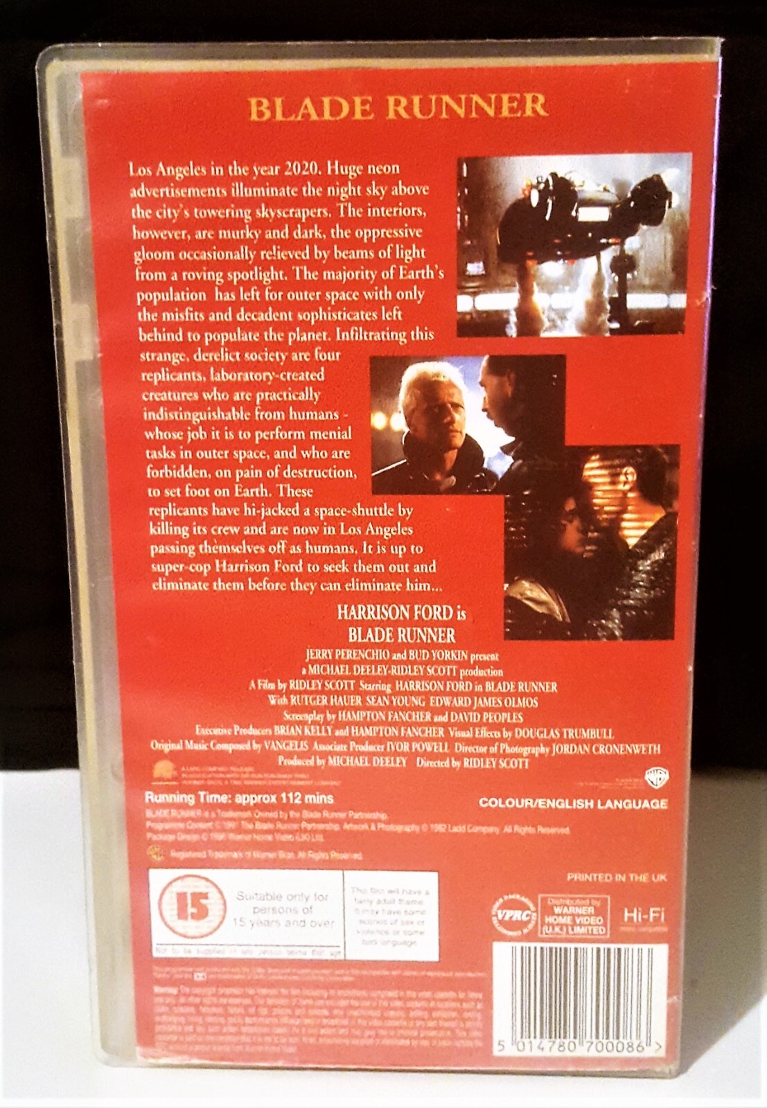 Blade Runner (VHS/SUR, 1996) for sale online | eBay