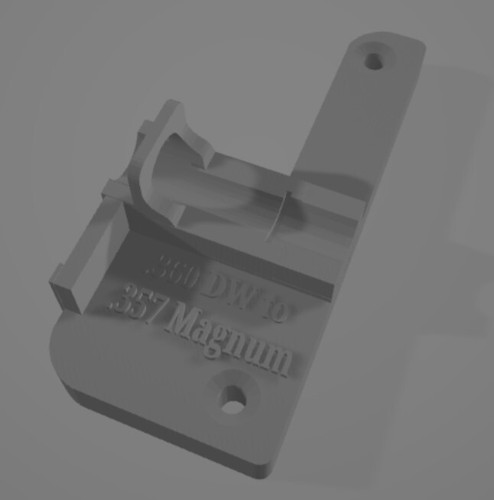 .360 Dan Wesson to .357 Magnum Cut off Trimming Jig Brass Case Tooling ...