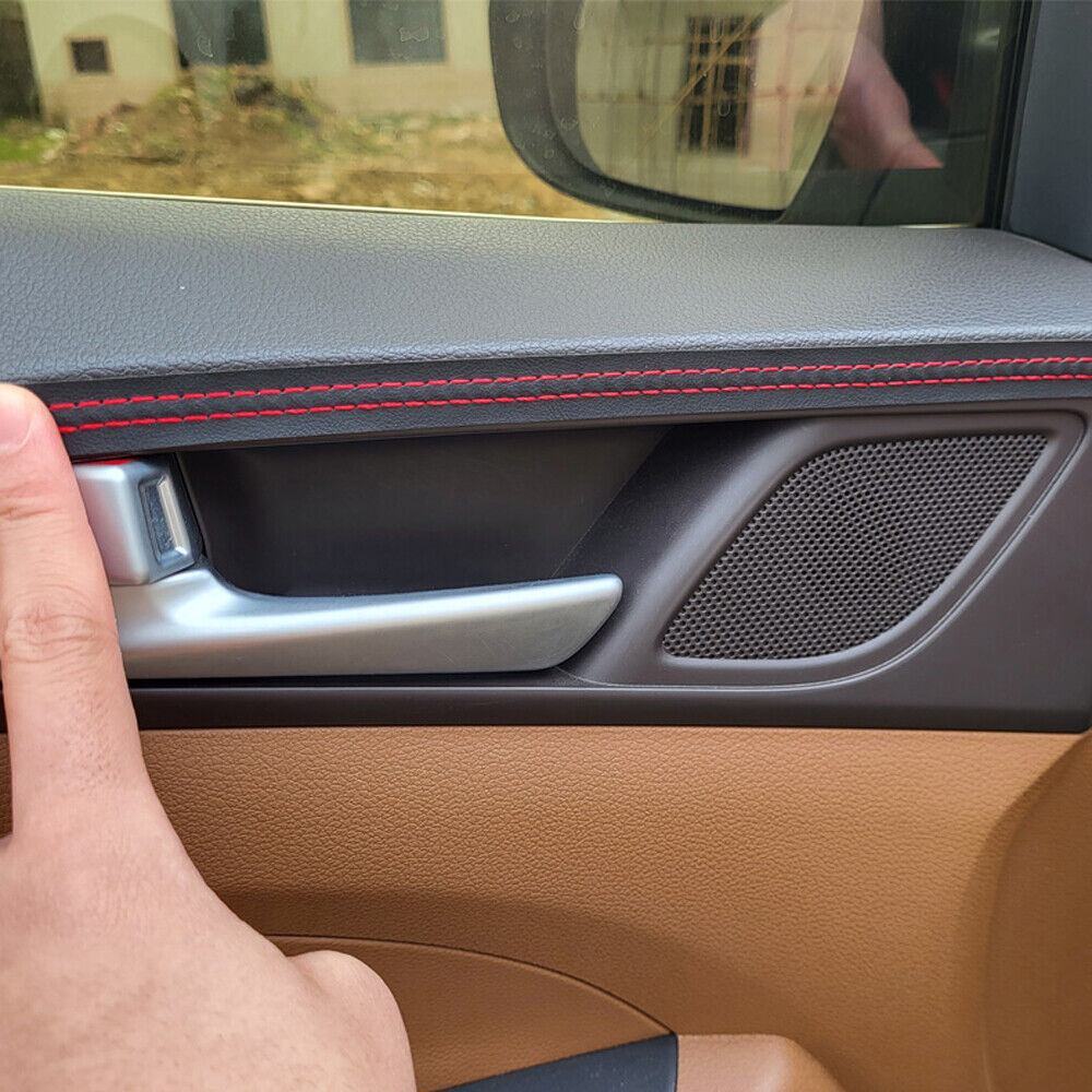 2M PU Leather Car Dashboard Decor Line Strip Sticker Moulding Trim ...