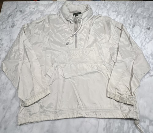 J.Crew Anorak Hood Windbreaker Size XL Vintage Oarman Tag Stone Quarter ...