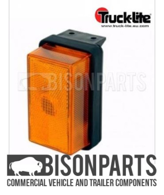 *UNIVERSAL RUBBERLITE BULB AMBER SIDE MARKER LAMP VERTICAL BRACKET BP92 ...