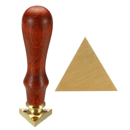 Triangle Blank Wax Seal Stamp, Removable Brass Head without Carving ...