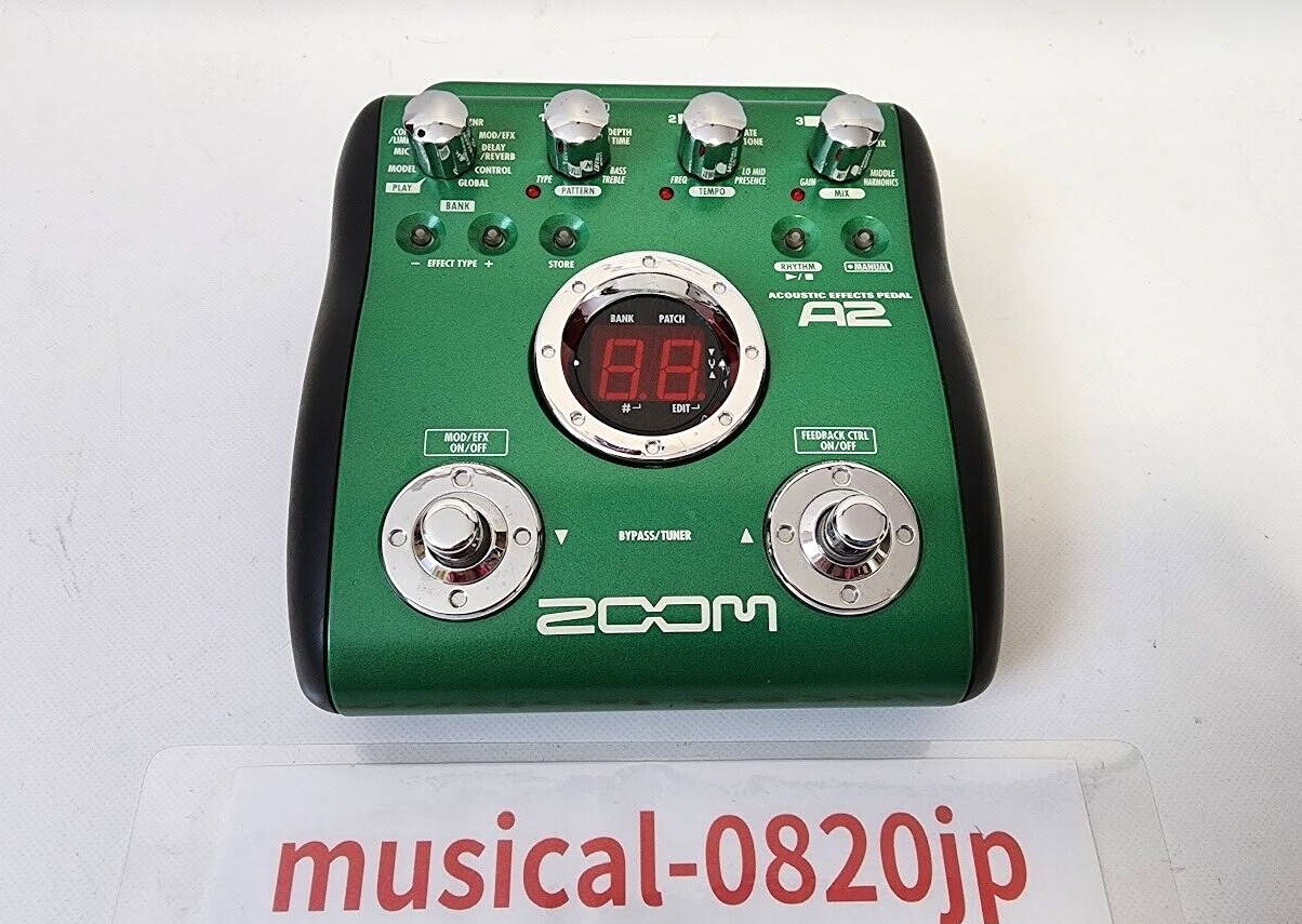 ZOOM A2 Acoustic Effects Pedal Guitar Effect Pedal | eBay