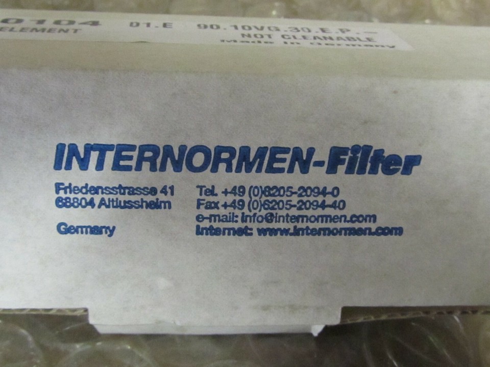 INTERNORMEN FILTER ELEMENT 300104 | eBay