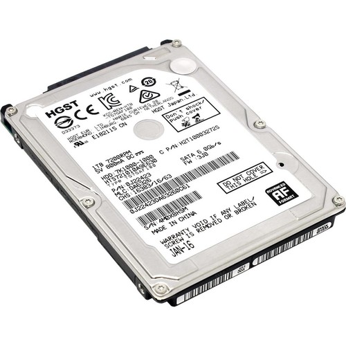 Hard Disk 1TB Hgst Hitachi Sata 2.5" Hts721010A9E630 Internal Notebook ...