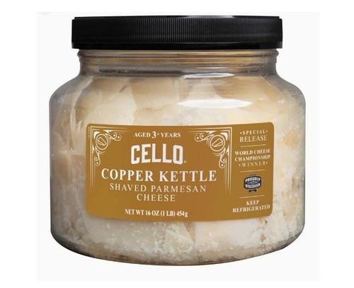 Cello Copper Kettle Shaved Parmesan Cheese (16 oz) | eBay