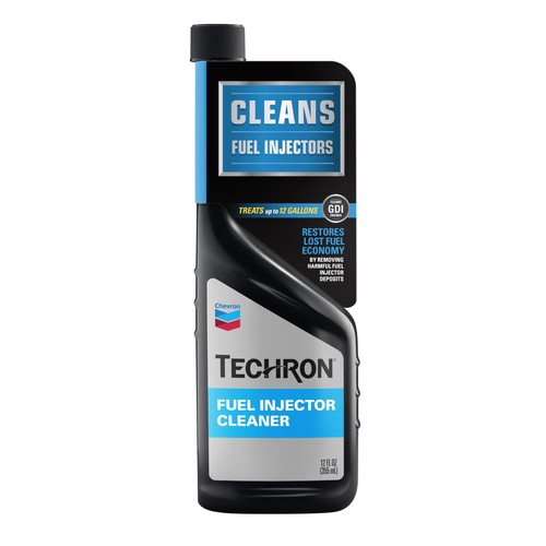 Chevron Techron Fuel Injector 12 Fl Oz (Pack of 1), Injection Cleaner ...