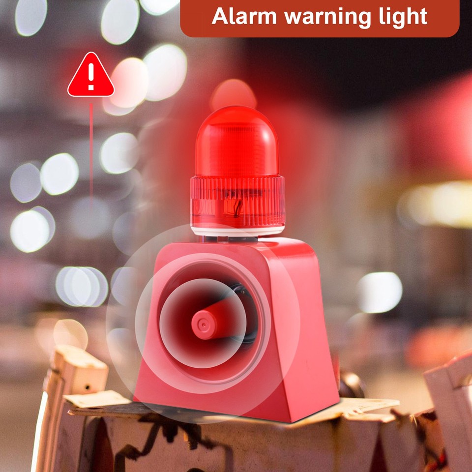 120dB Industrial Siren Sound Alarm Bell Alarm High Decibel 110V Brand ...