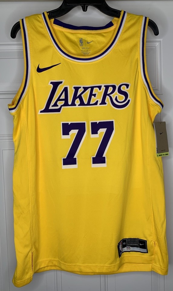 Luka Doncic Signed Los Angeles Lakers NBA Basketball Jersey PSA/DNA ...